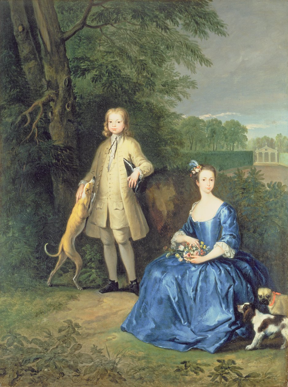 Portrait of Master Edward and Miss Mary Macro