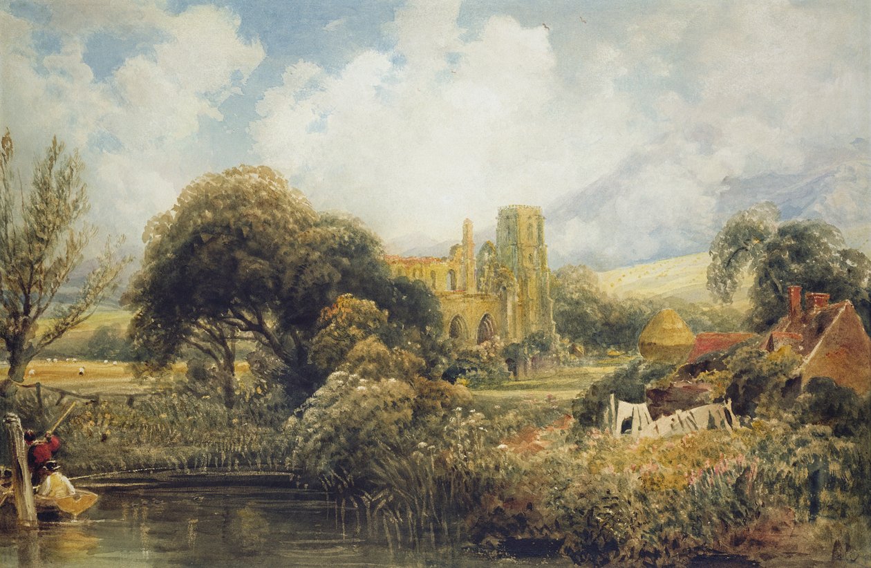 Llandaff by Peter de Wint: Highest-quality art reproduction