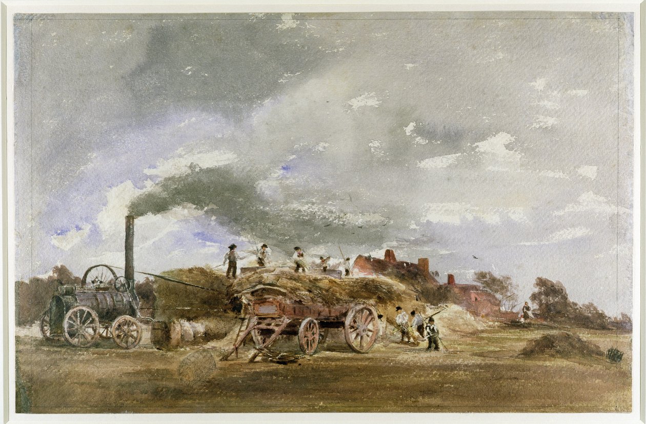 Threshing Corn by Peter de Wint: Buy fine art print
