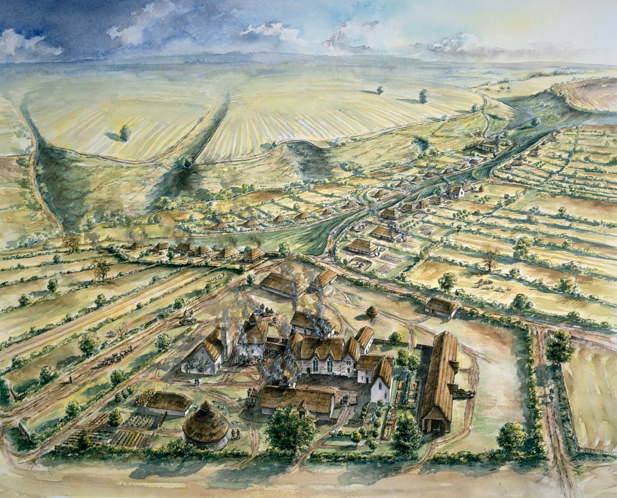 Wharram Percy Medieval Village, Late 12th Century, c. 1990-2010