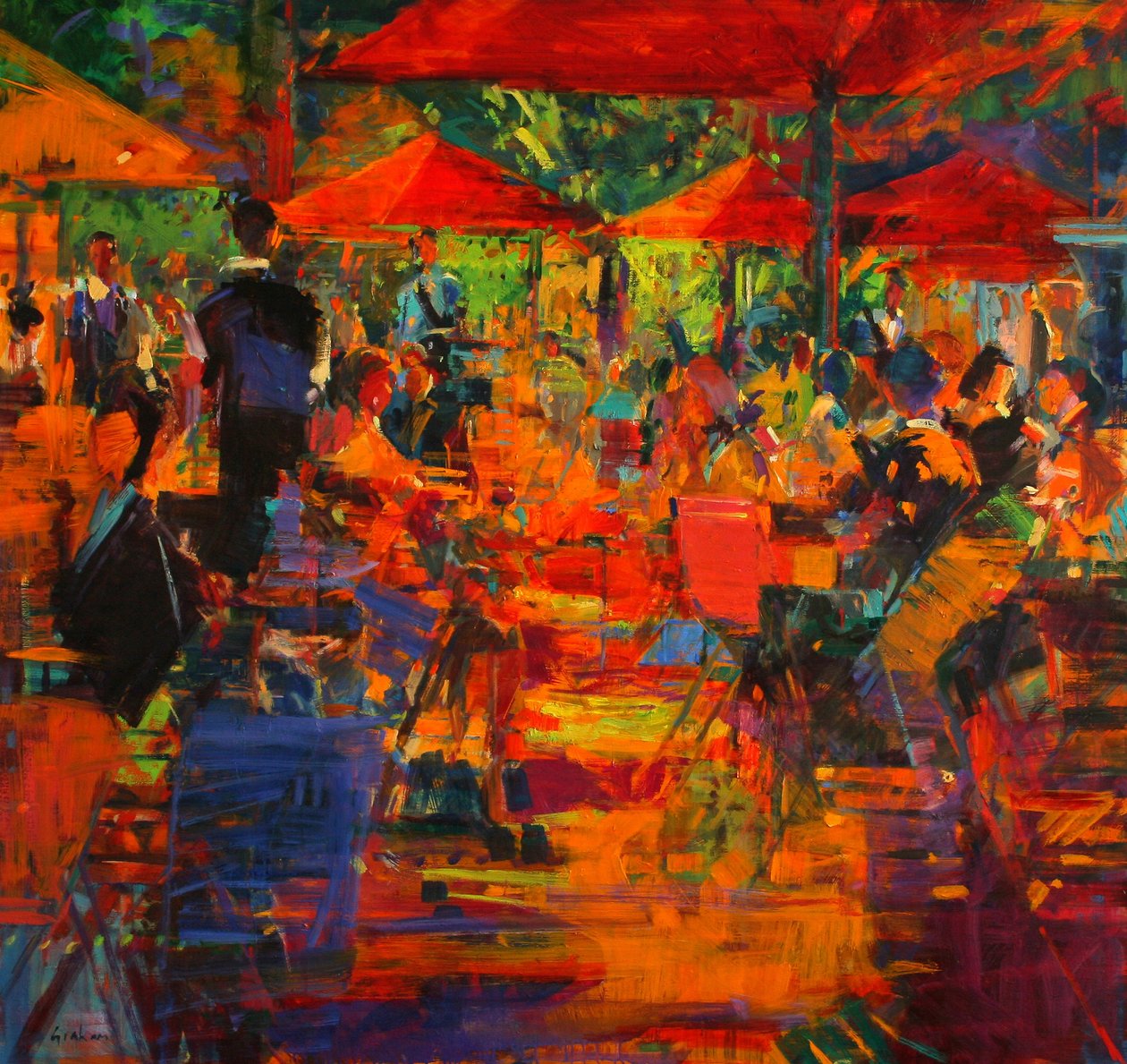 Le Grand Cafe by Peter Graham (Contemporary)