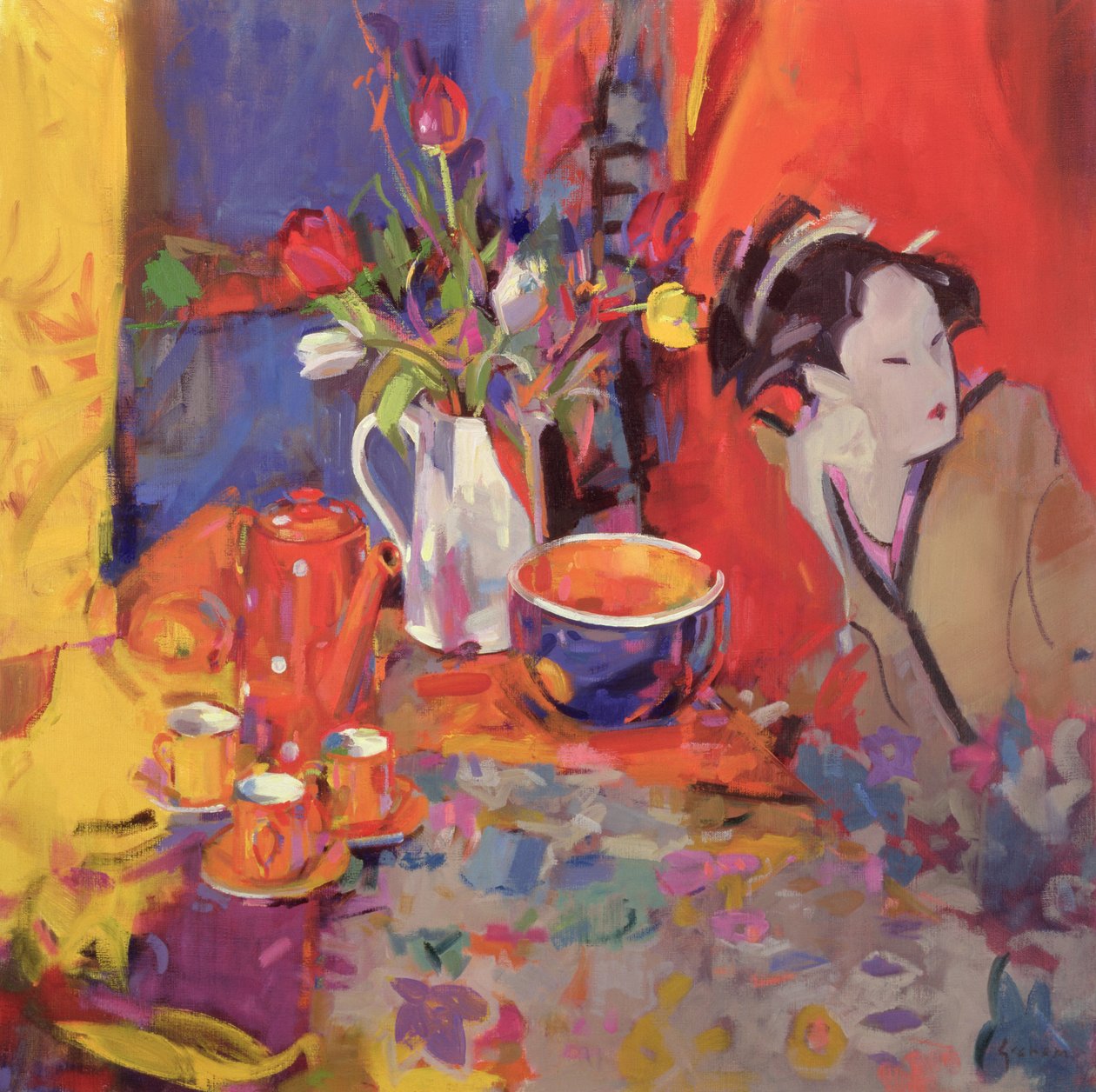 The Magical Table, 2002 by Peter Graham (Contemporary)