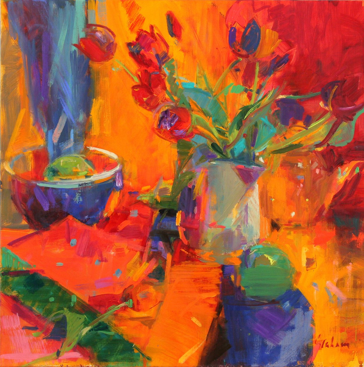 Tulips by Peter Graham (Contemporary): Buy fine art print