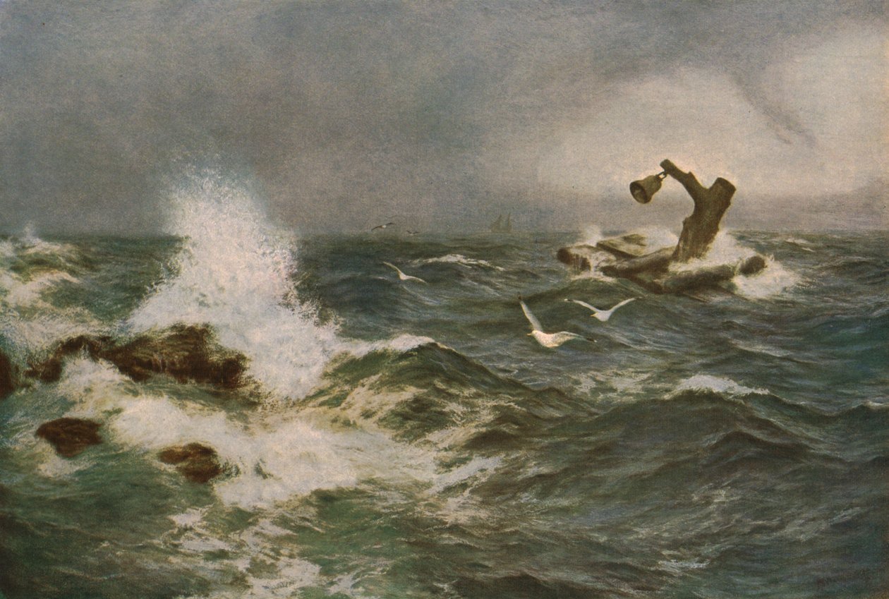 The Inchcape Rock, 1908, c1930 by Peter Graham