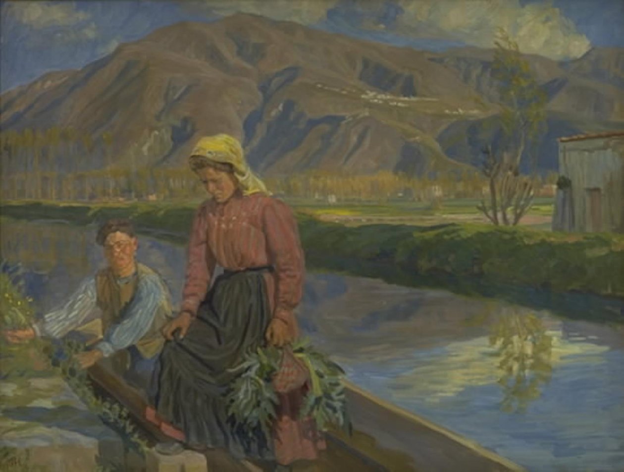 The Ferry over Sarno by Peter Hansen: Buy fine art print