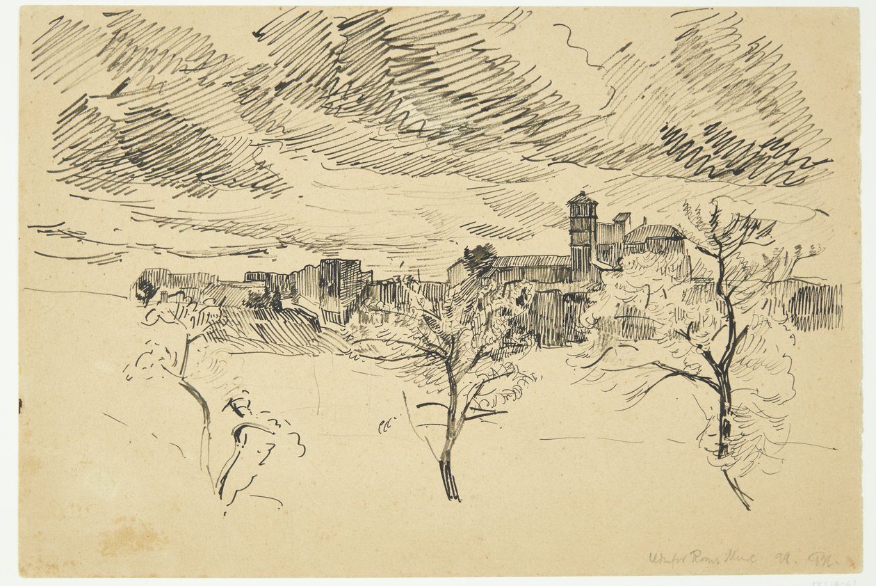 Outside the Walls of Rome by Peter Hansen: Fine art print