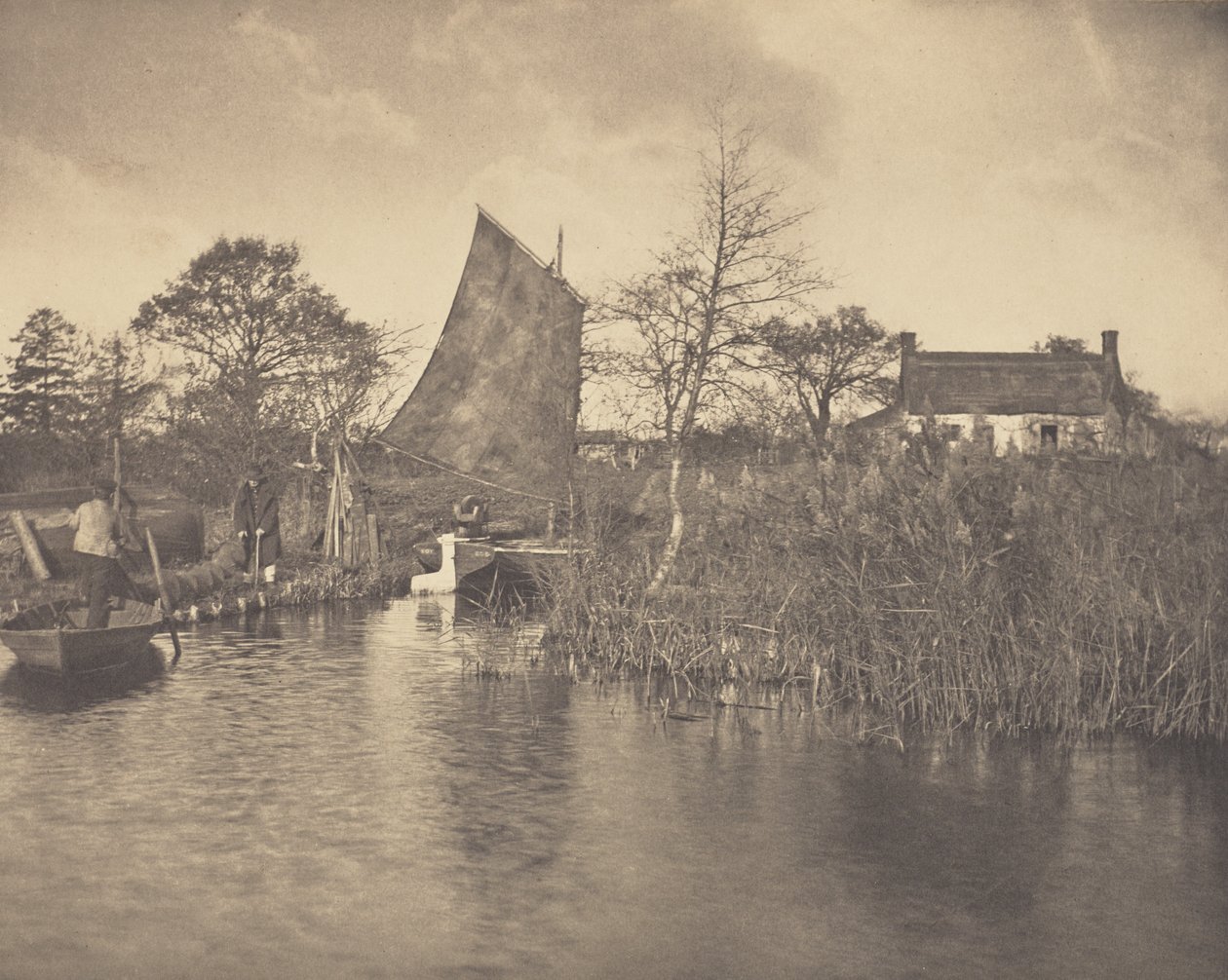 A Broadman's Cottage by Peter Henry Emerson