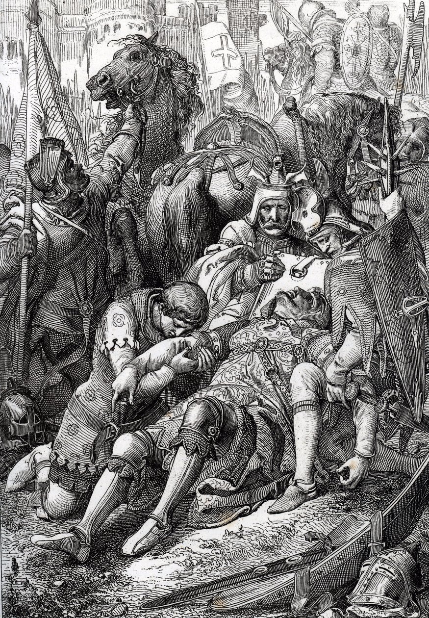 King William the Conqueror Wounded by His Son Robert II of Normandy at ...