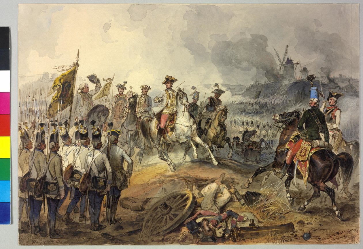 First Coalition War. 1st March 1793. Battle of Aldenhoven 1793