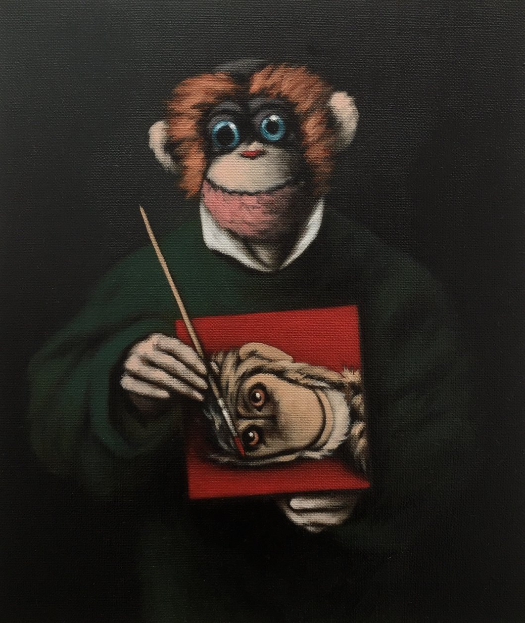 Monkey Painter by Peter Jones: Buy fine art print