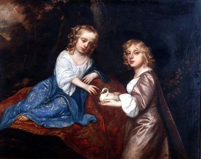 Double Portrait of Charles Dormer, Viscount Ascott and His Sister, Lady ...
