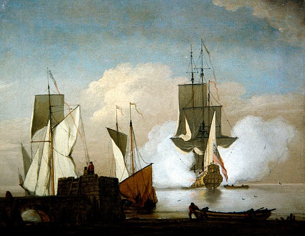 The Evening Gun by Peter Monamy: Buy fine art print