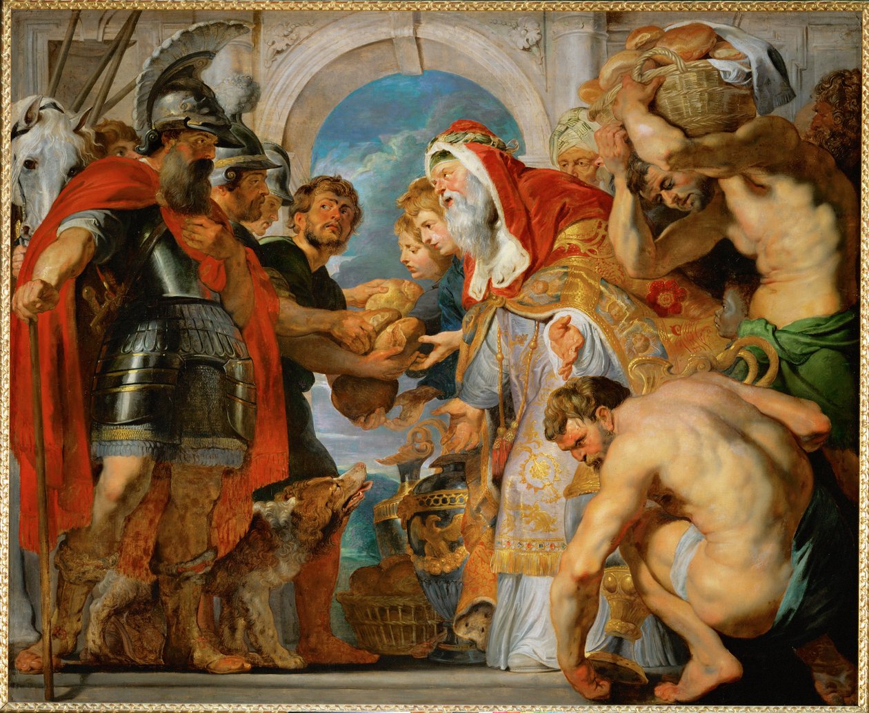 Abraham and Melchisedech by Peter Paul Rubens