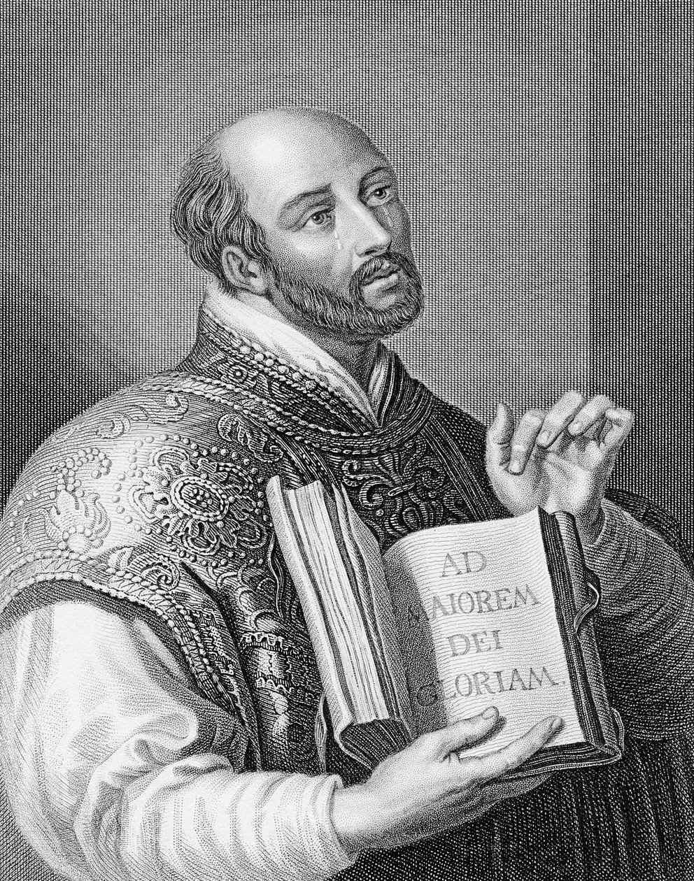 Ignatius Loyola, Engraved by William Holl the Younger, c.1830