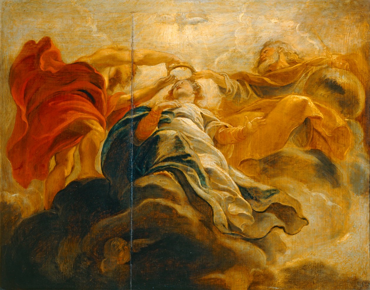 The Coronation of the Virgin by God the Father and Jesus Christ