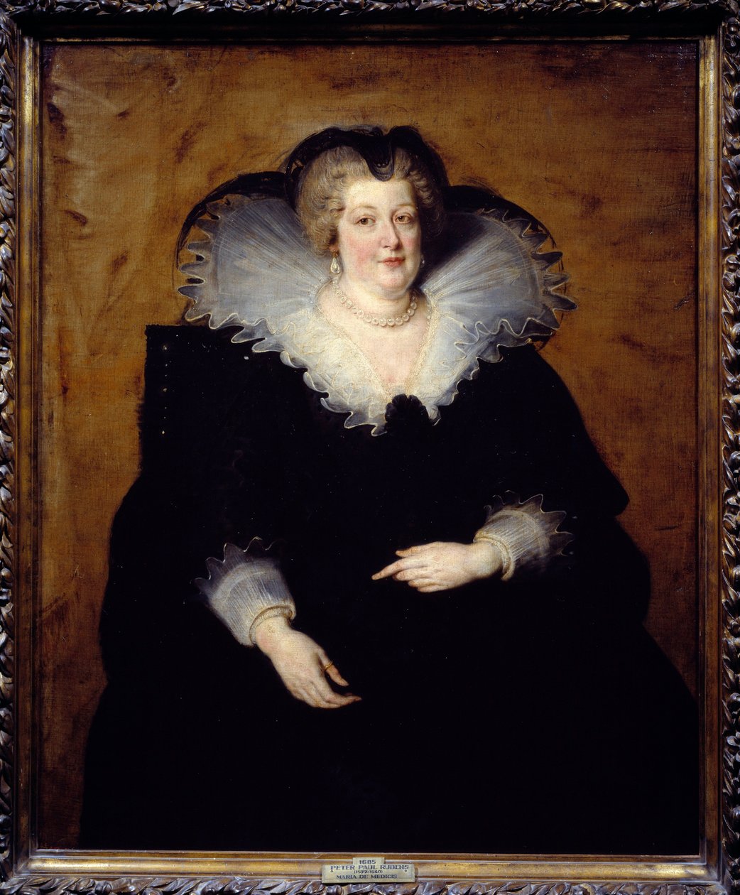 Portrait of Maria De Medici (Marie de Medicis), Queen of France, wife ...