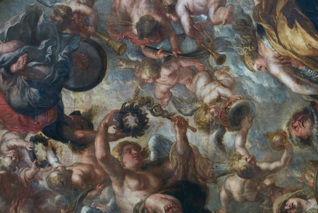 The Rubens Ceiling by Peter Paul Rubens: Fine art print