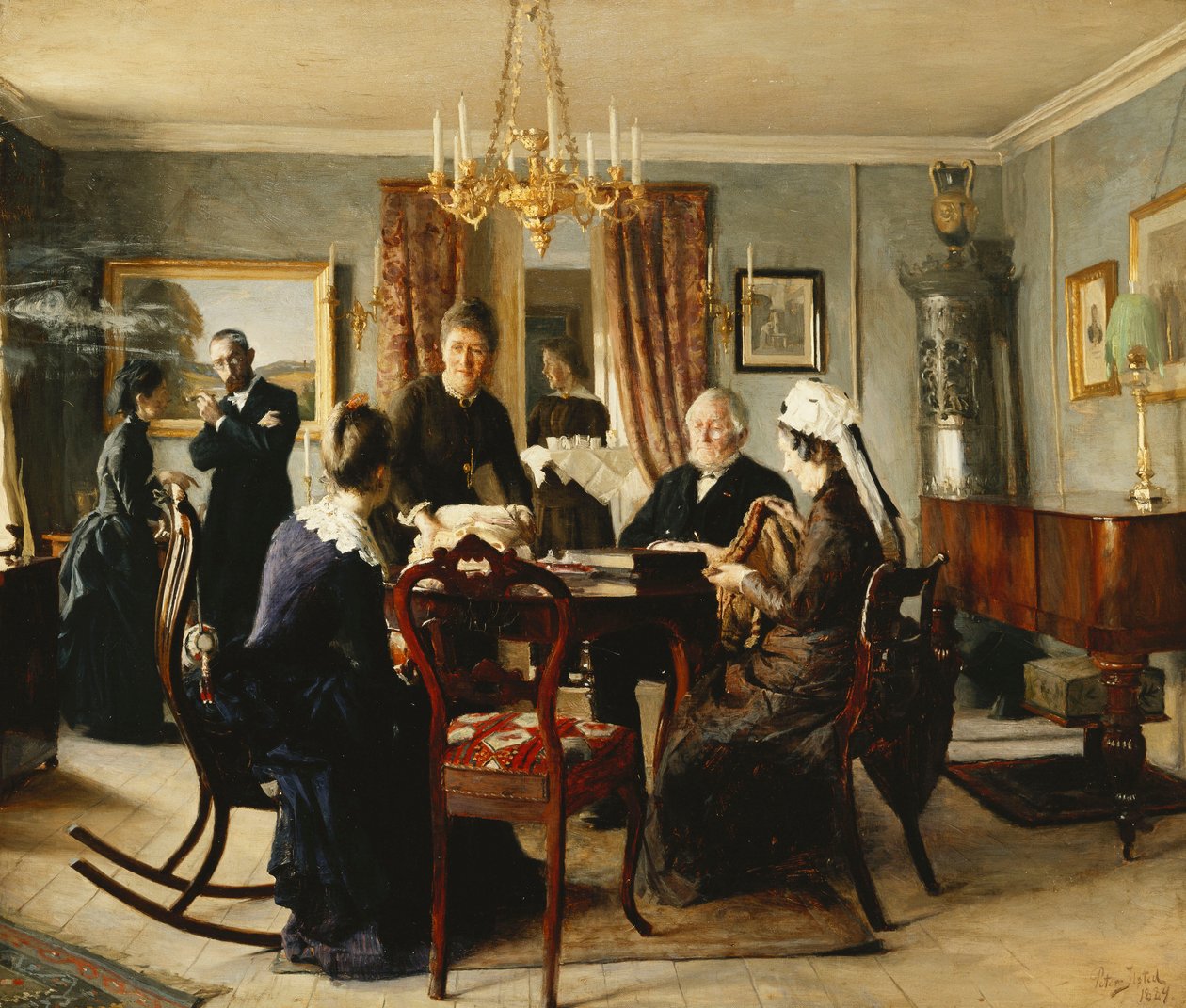 Afternoon Tea by Peter Vilhelm Ilsted: Buy fine art print