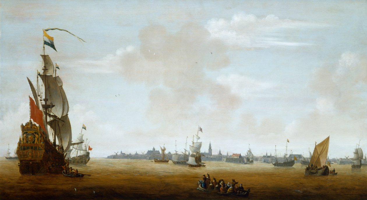 View of Amsterdam from the Sea, 17th century