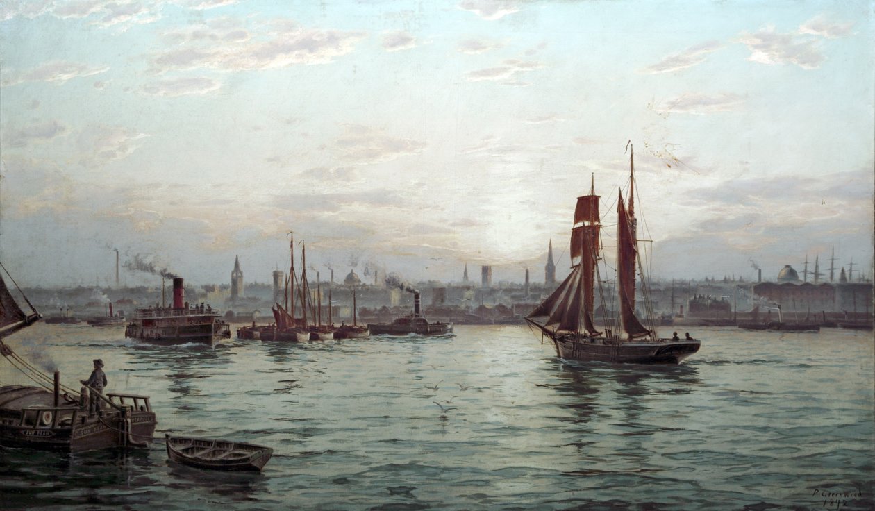 The Port of Liverpool by Philip Greenwood: Fine art print