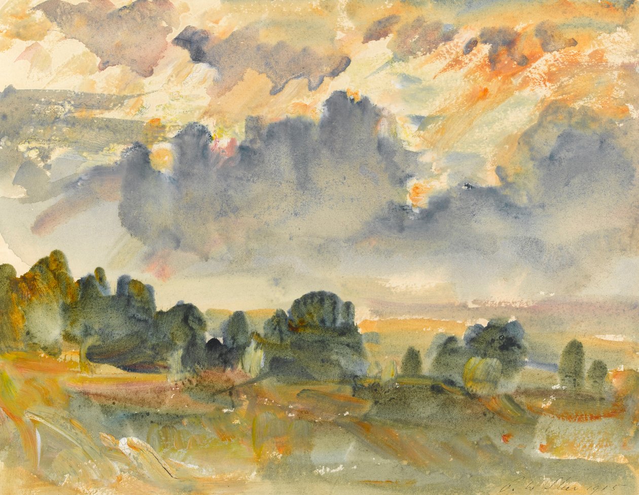 Sunset, 1915 by Philip Wilson Steer: Buy fine art print