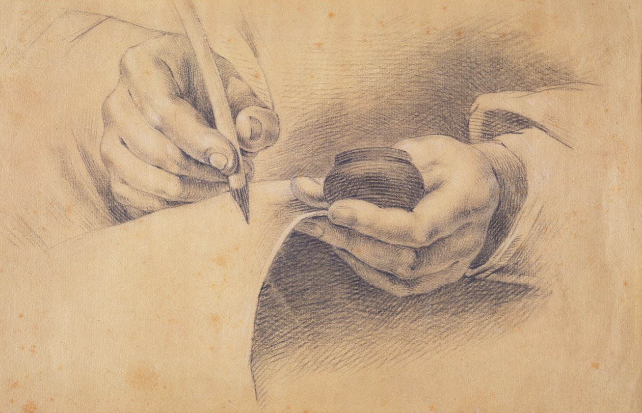 Drawing Hands by Philipp Otto Runge: Buy fine art print