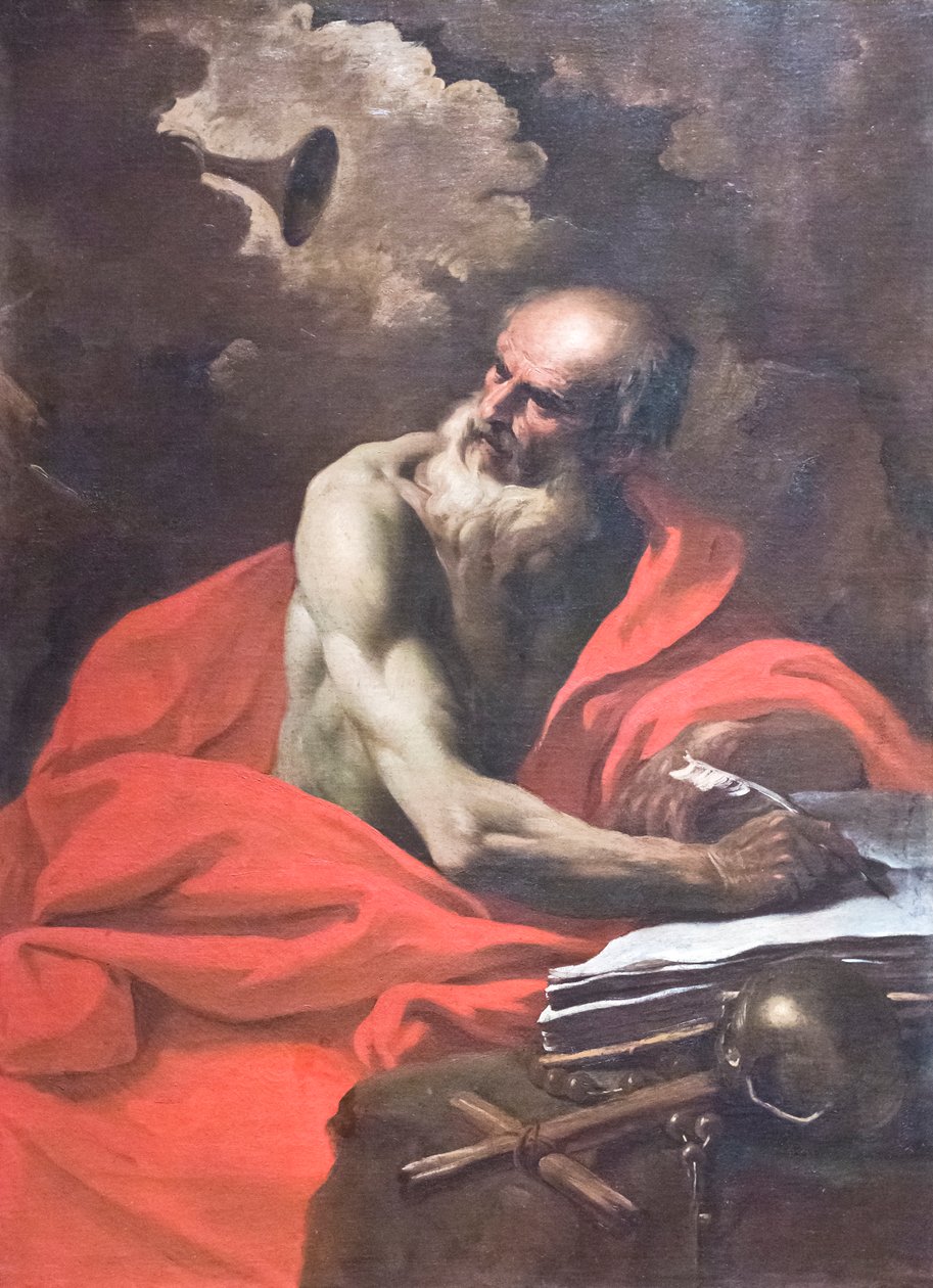 Saint Jerome by Pier Francesco Mola: Buy fine art print
