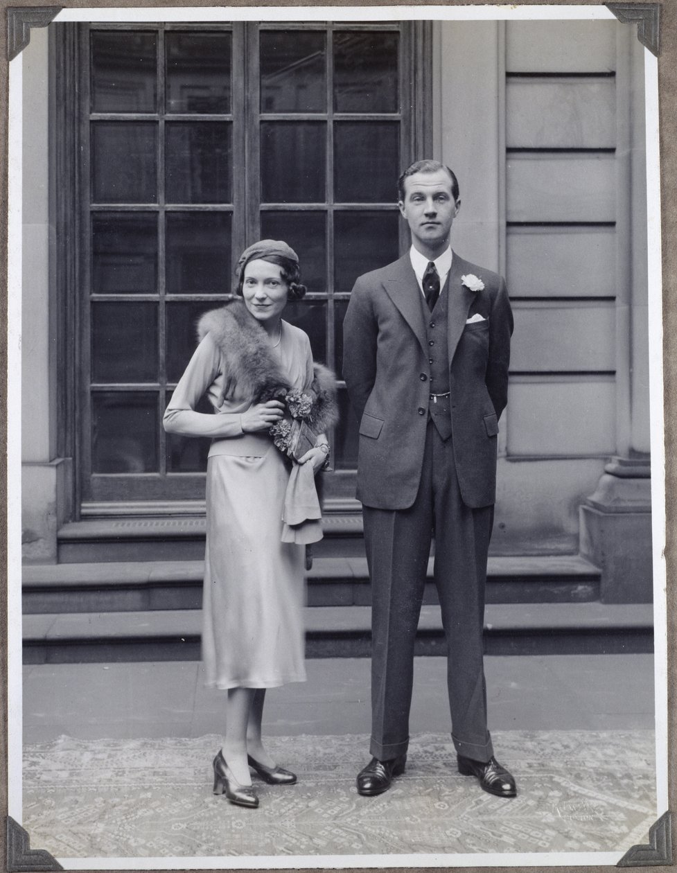 Lord Charles Cavendish and Adele Astaire on Their Wedding Day