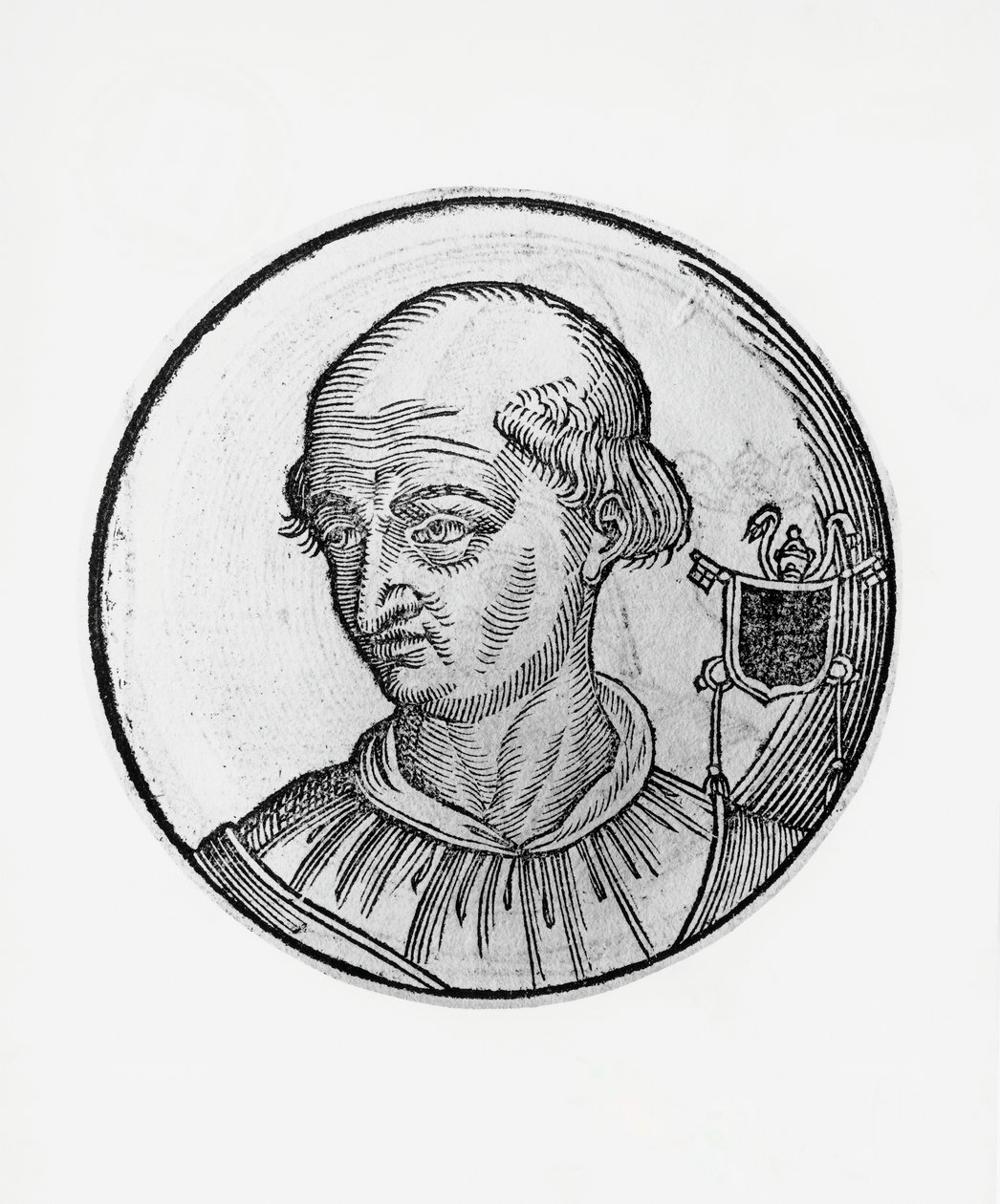 Portrait of Benedict VIII by Blaise Nicolas Le Sueur