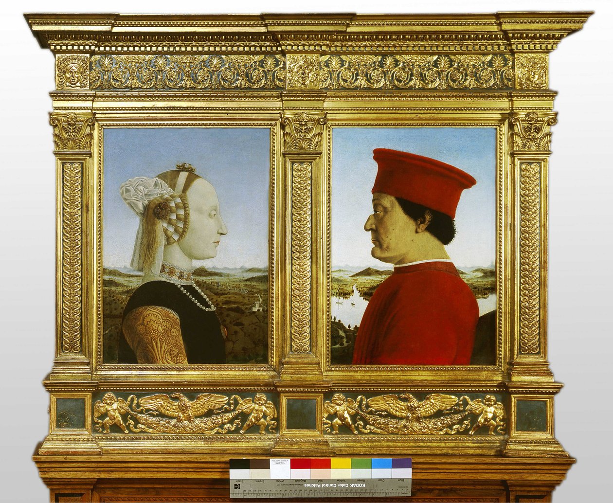 Portraits of Federico de Montefeltro, Duke of Urbino (1422-1482) and ...