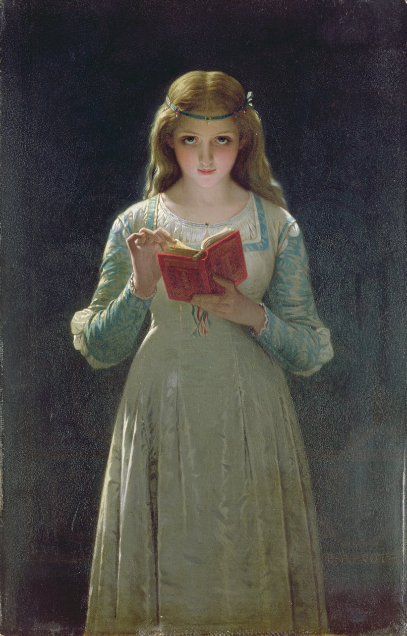 The Reader by Pierre Auguste Cot: Premium art reproduction