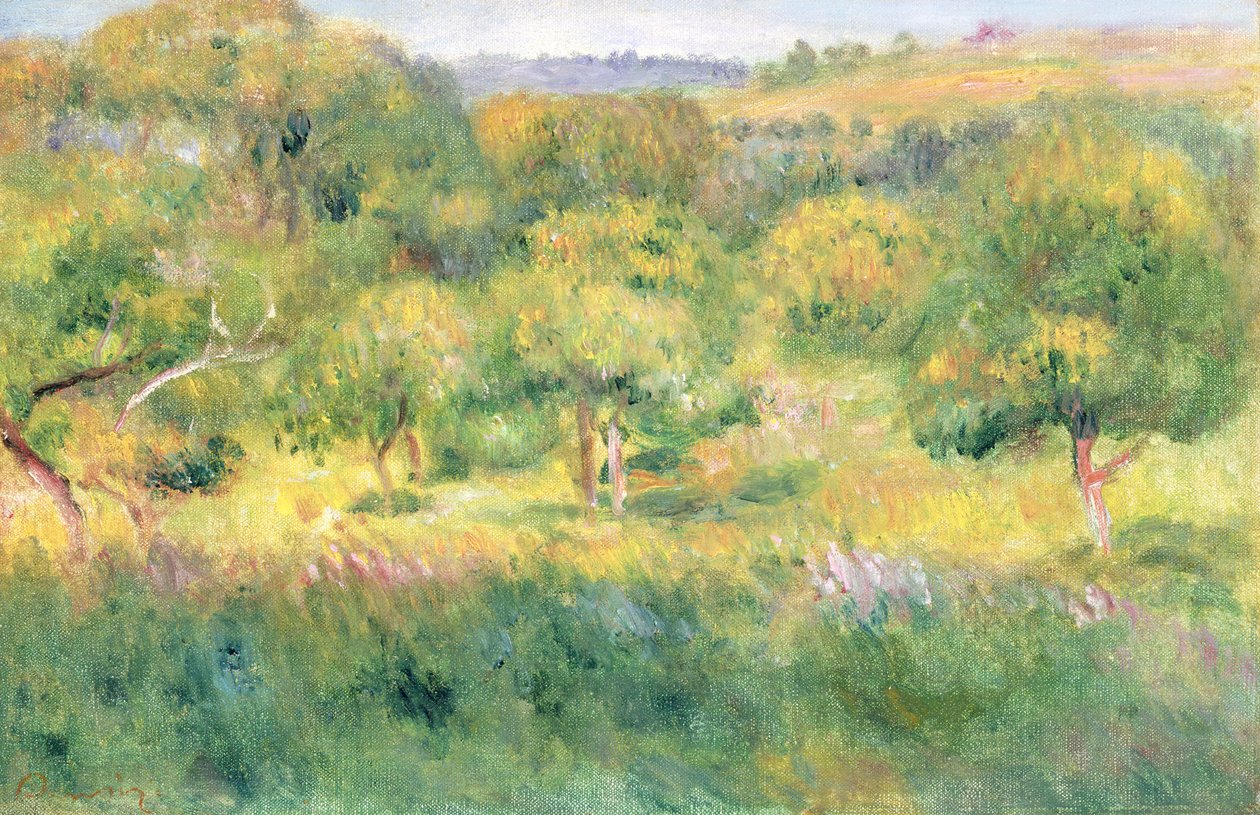 The Edge of a Forest in Brittany by Pierre Auguste Renoir