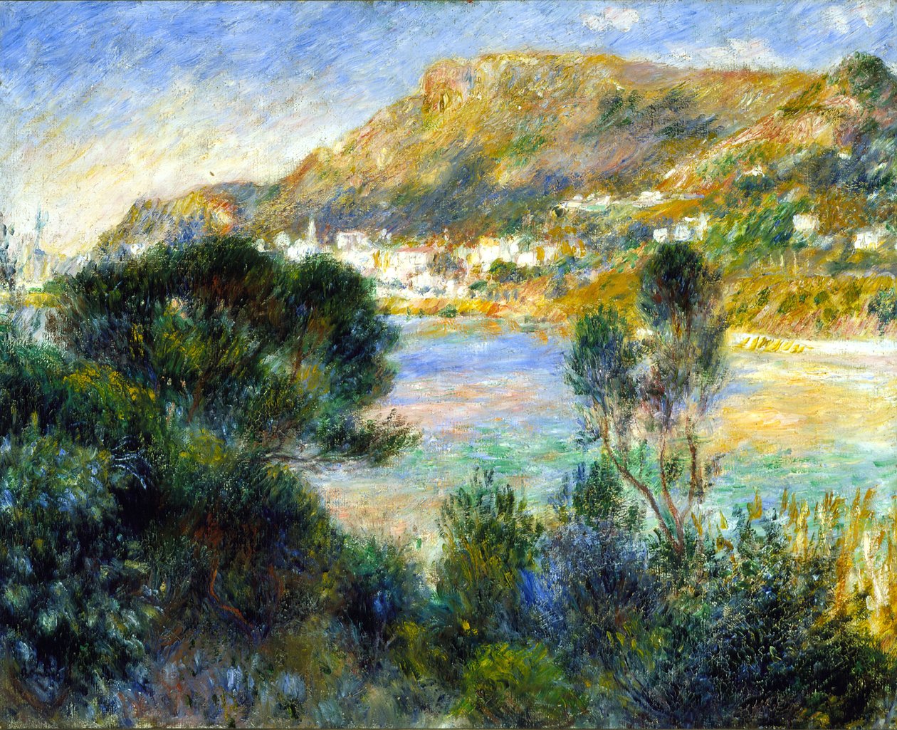 View From Cap Martin of Monte Carlo by Pierre-Auguste Renoir