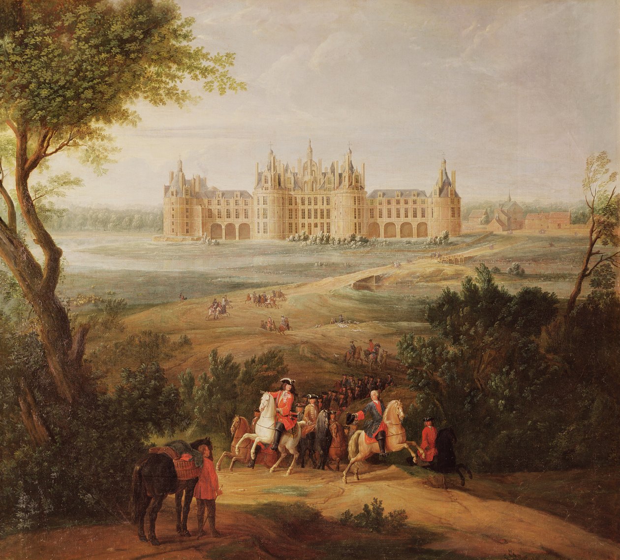 The Chateau de Chambord by Pierre-Denis Martin