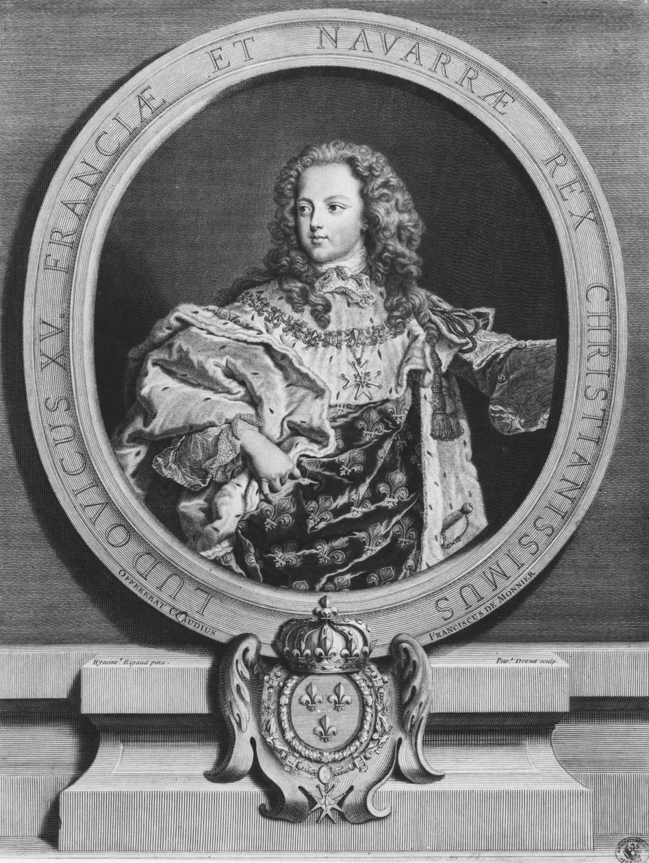 Louis XV as a Child by Pierre Imbert Drevet