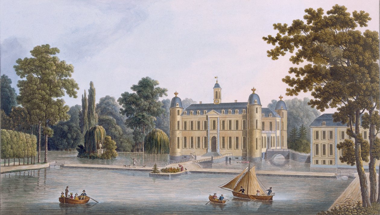 Chateau de Beloeil, from 'Choix des Monuments, Edifices et Maisons les ...