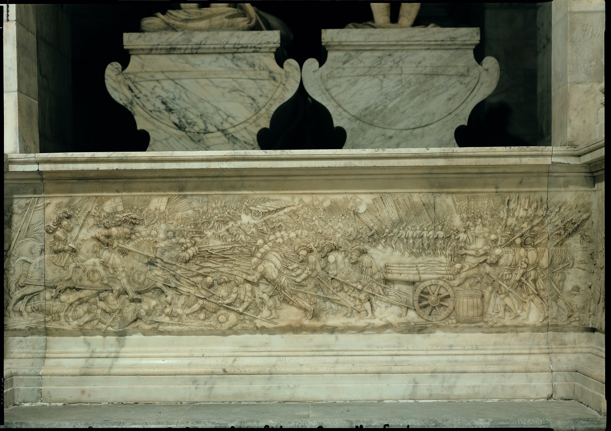 The Battle of Marignano in 1515, from the Tomb of Francois I and Claude ...