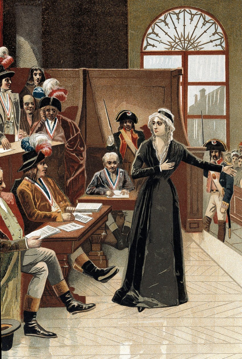 French Revolution: Queen Marie Antoinette in Front of the Judge During ...