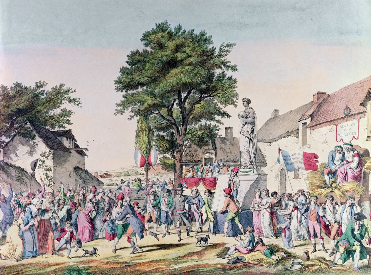Village Festival in Honour of Old Age at the Time of the French ...