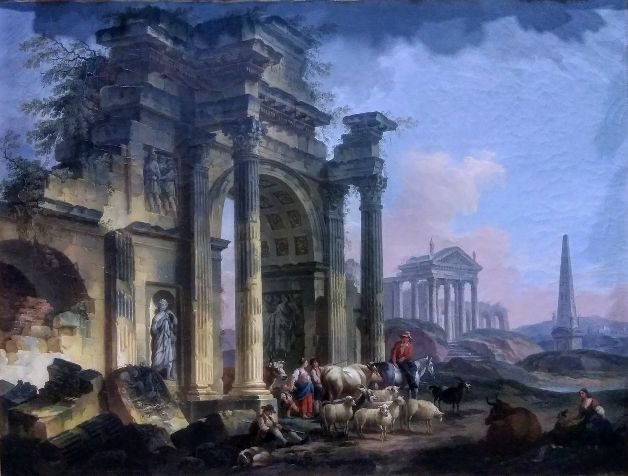 Arc de Triomphe by Pierre Antoine Demachy: Fine art print