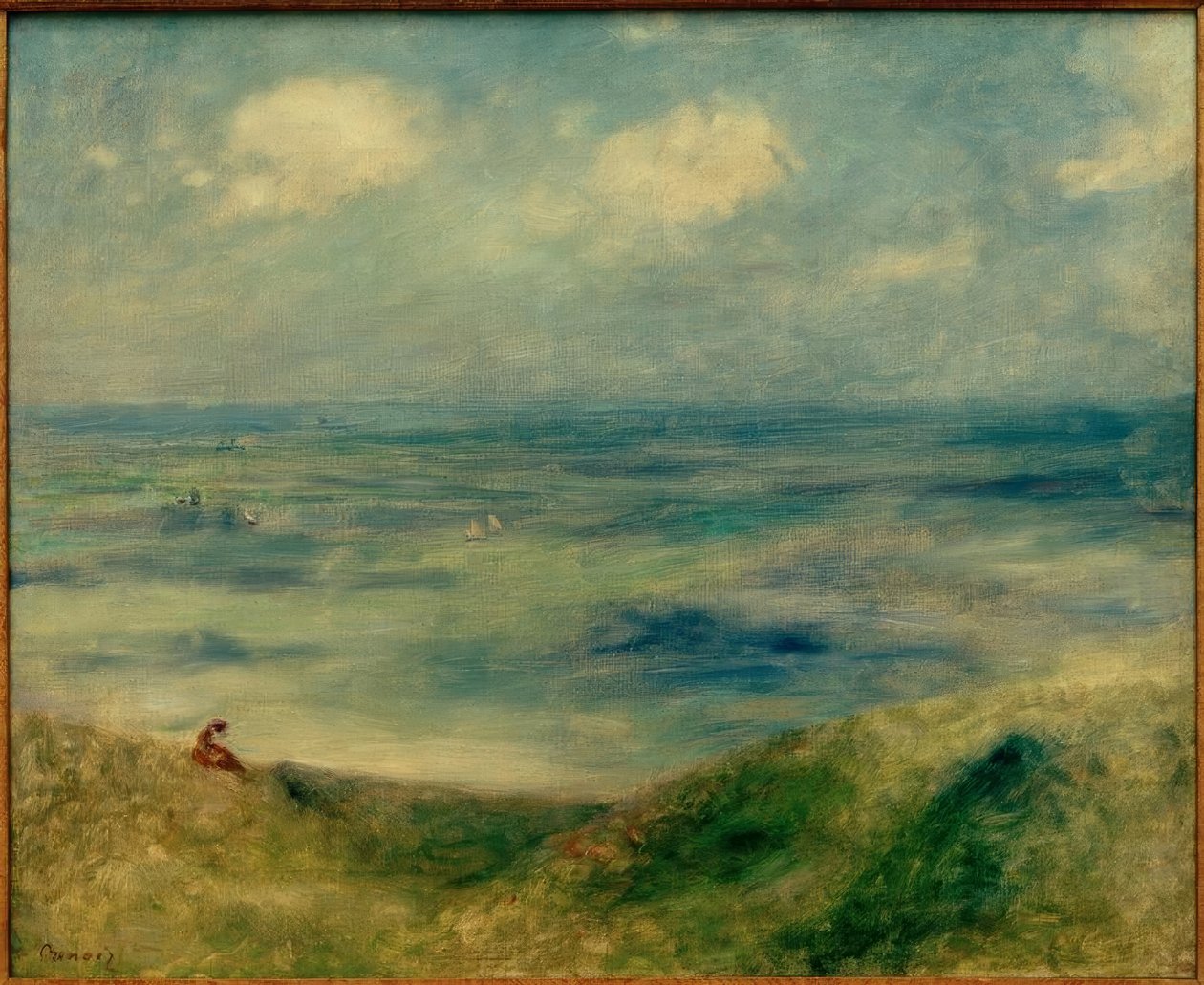 View of the Sea by Pierre Auguste Renoir: Fine art print