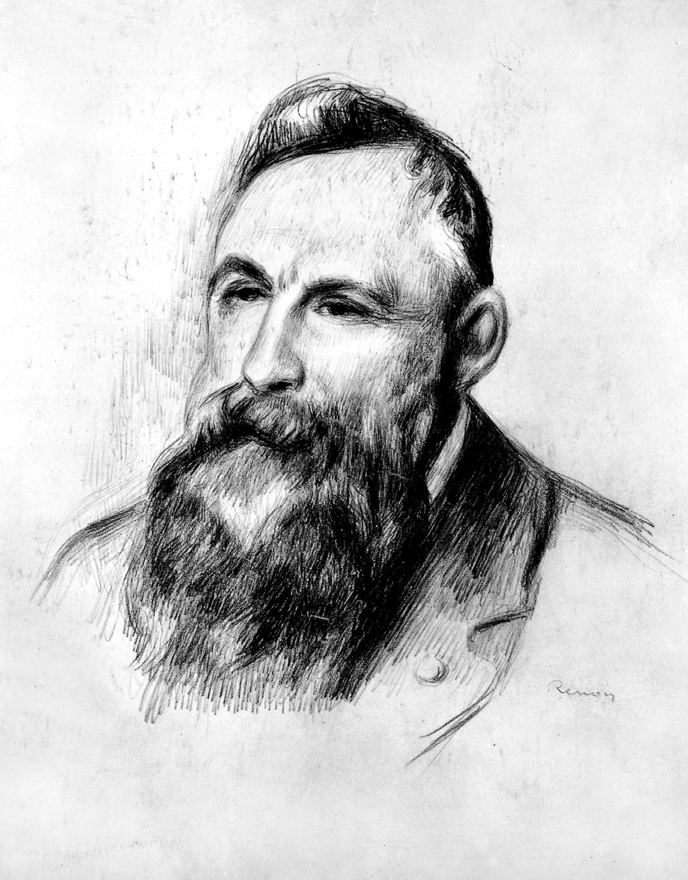 Portrait of French sculptor Auguste Rodin, c.1914