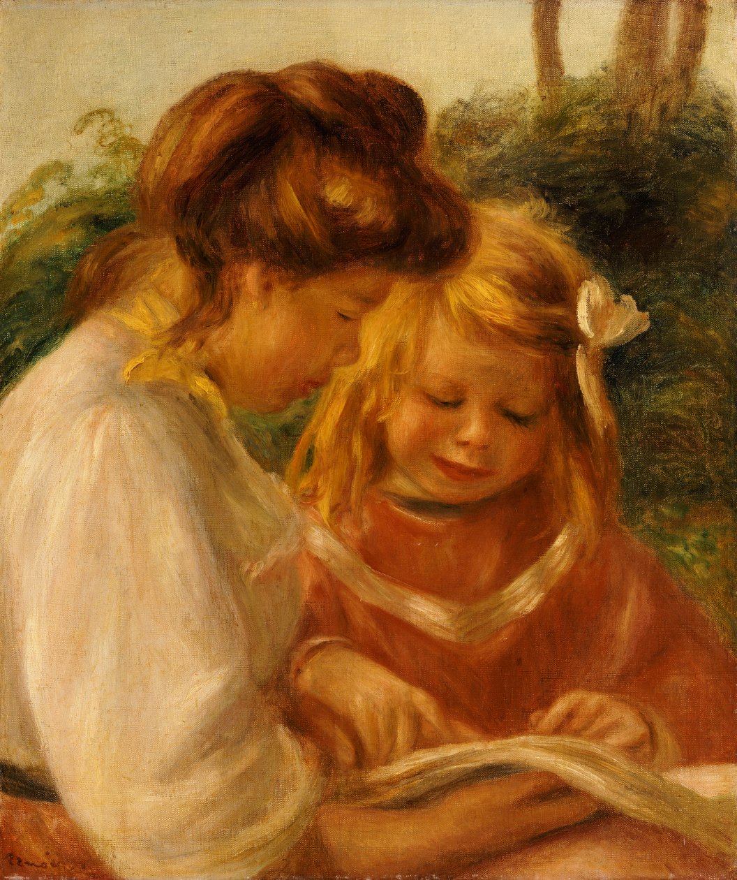 The Alphabet, Jean and Gabrielle by Pierre-Auguste Renoir