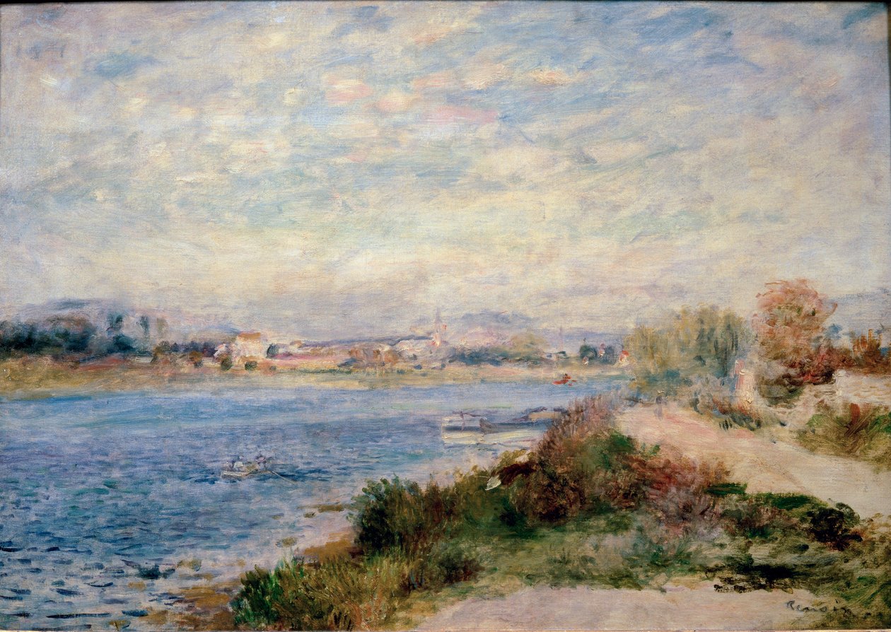 The Seine in Argenteuil by Pierre-Auguste Renoir