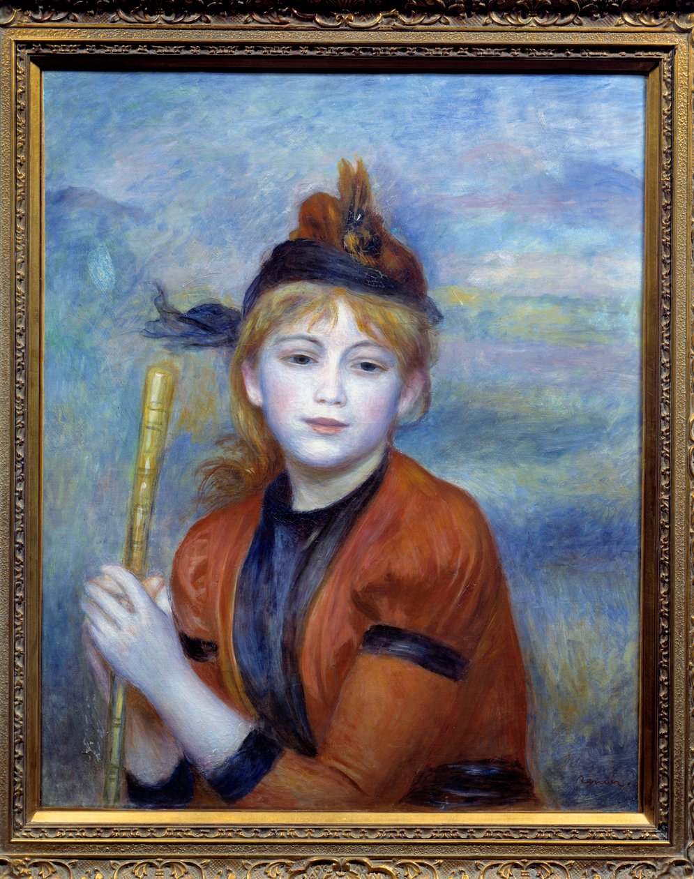 The Hiker by Pierre-Auguste Renoir: Premium art reproduction