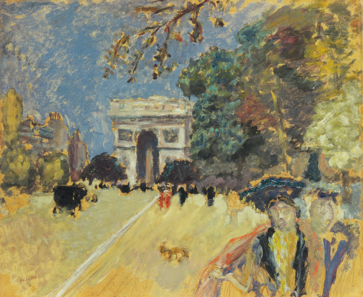 L'Arc de Triomphe by Pierre Bonnard: Buy fine art print