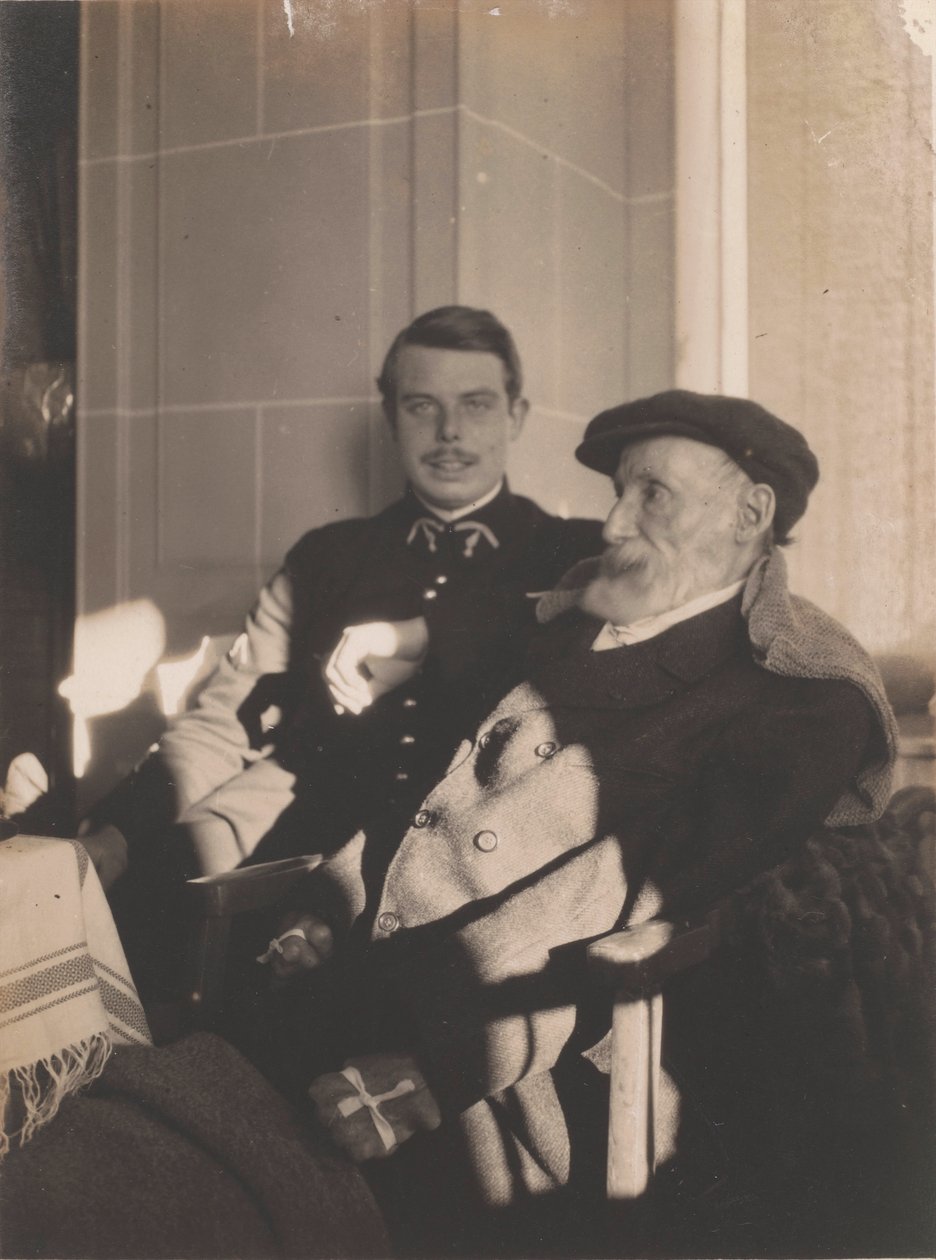 Pierre-Auguste and Jean Renoir by Pierre Bonnard