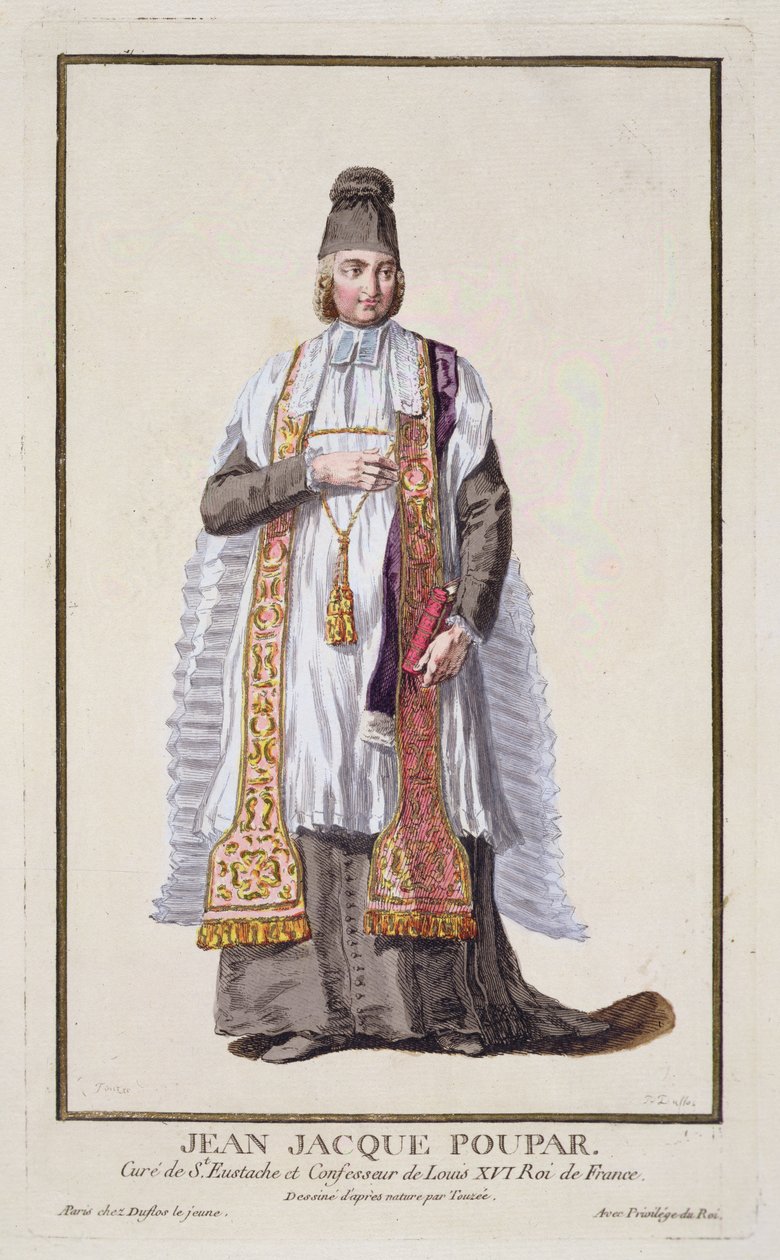 Jean-Jacques Poupar from 'Receuil des Estampes, Representant les Rangs ...