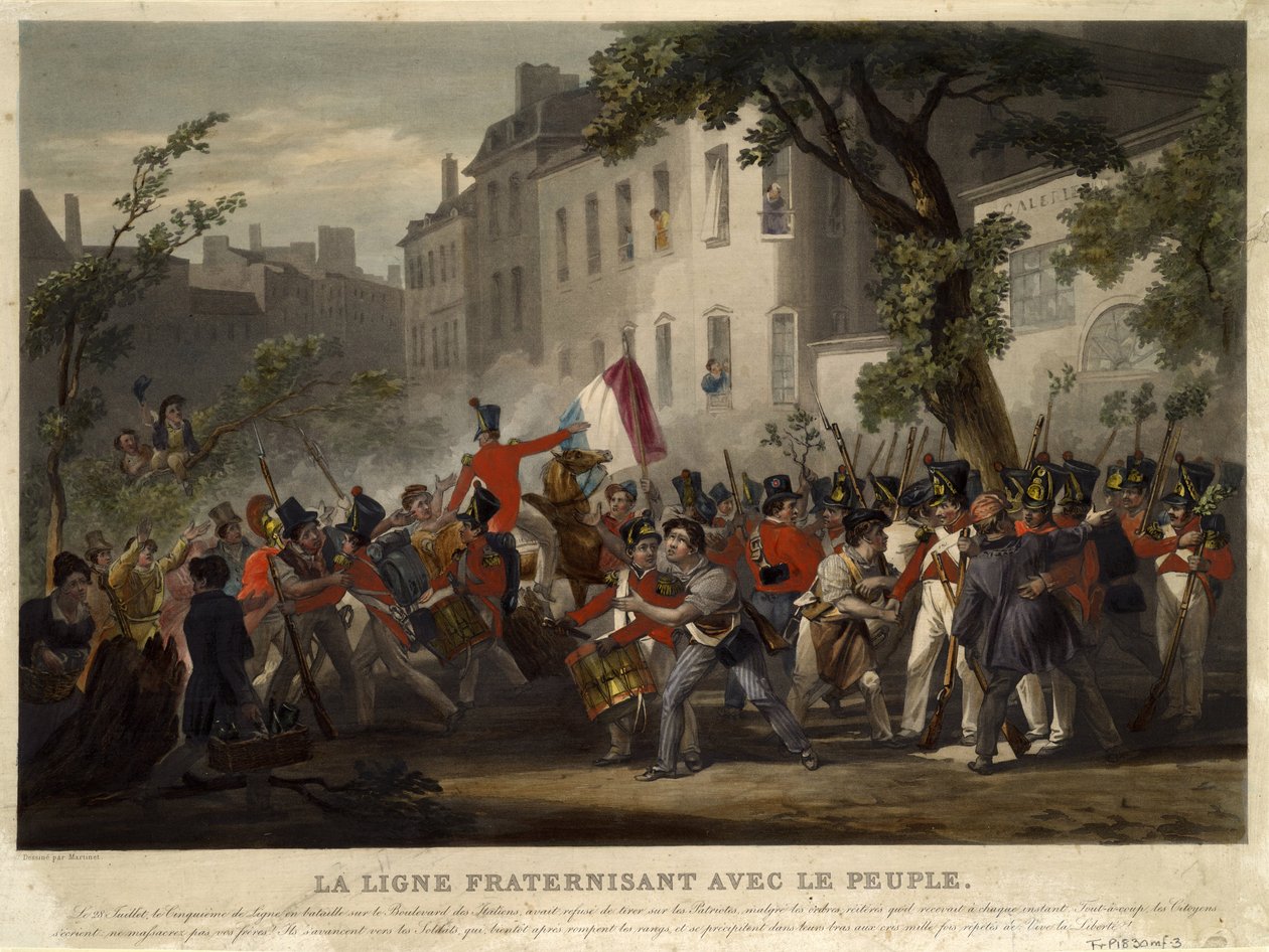 The July Revolution of 1830 by Pierre Martinet