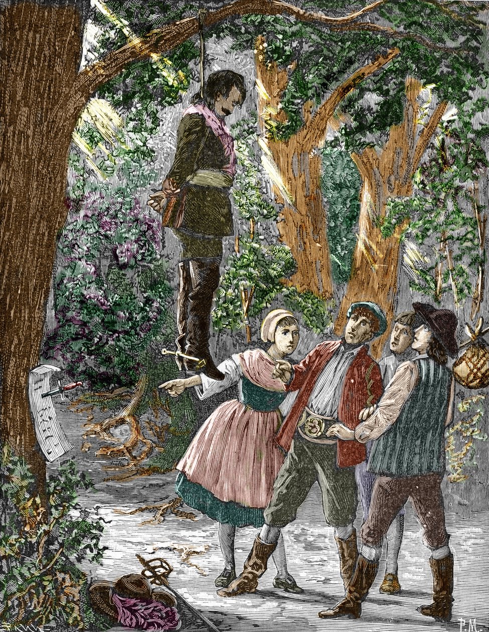 An Hanged Man Judged by the German Free Courts of Vehmic Court